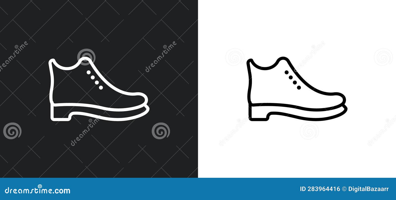 Brisk Boots Icon Collection Of Outline Thin Line Symbol Or Sign Vector ...