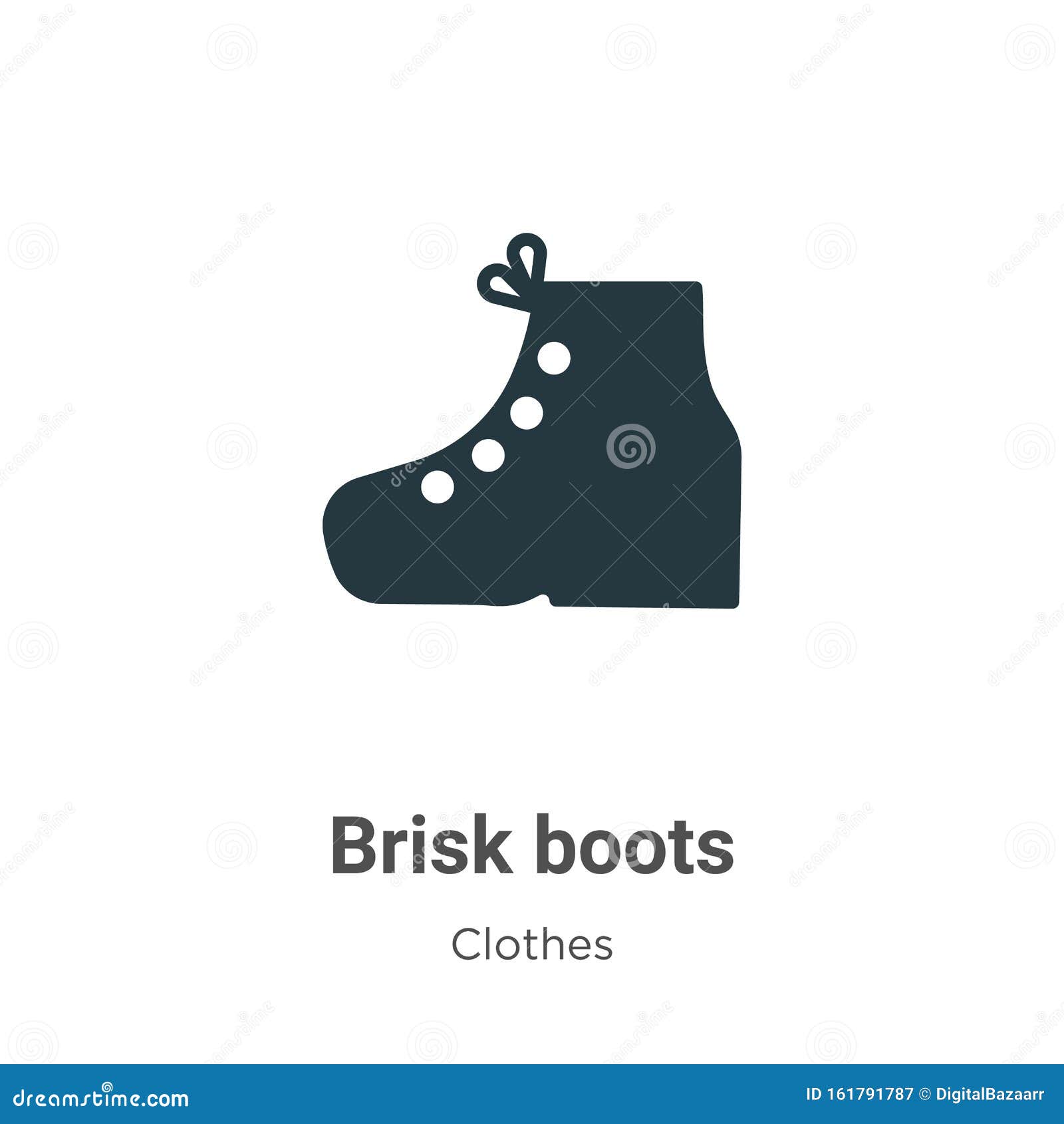 Brisk Boots Vector Icon on White Background. Flat Vector Brisk Boots ...