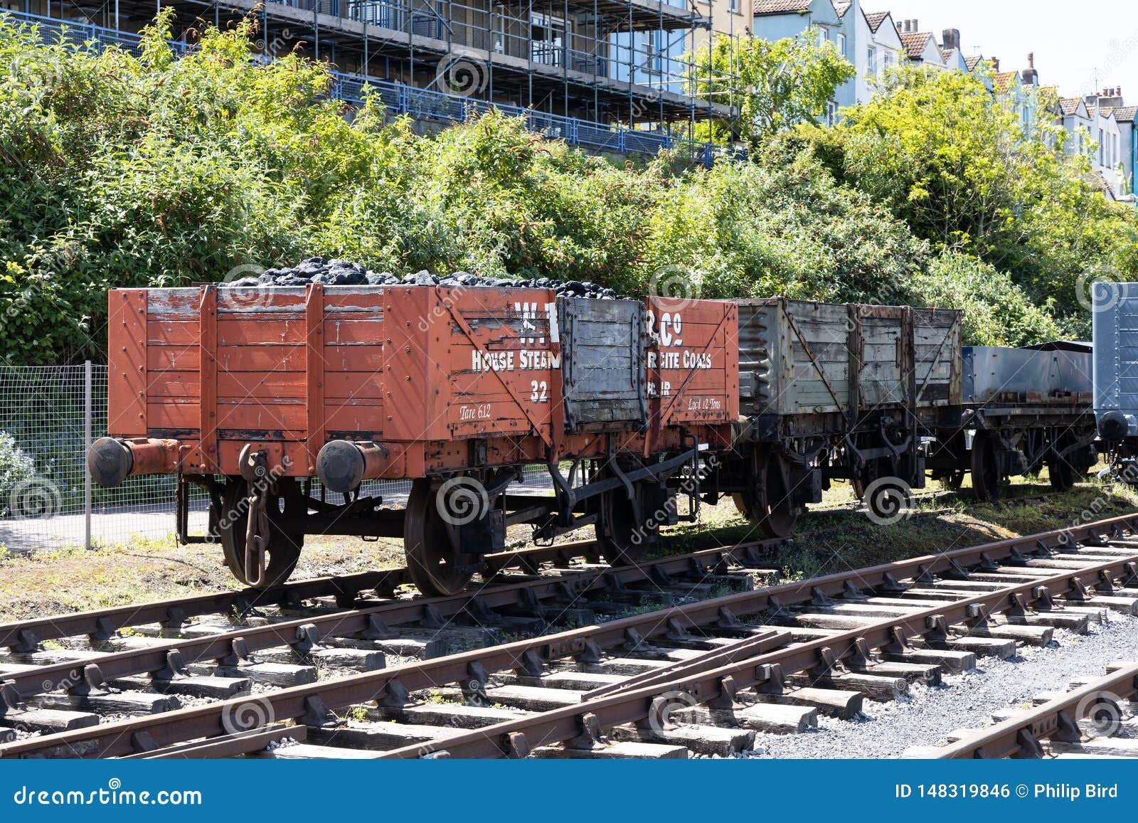 Railway Rolling Stock in the Dockyard Area of Bristol on May 14, 2019 ...