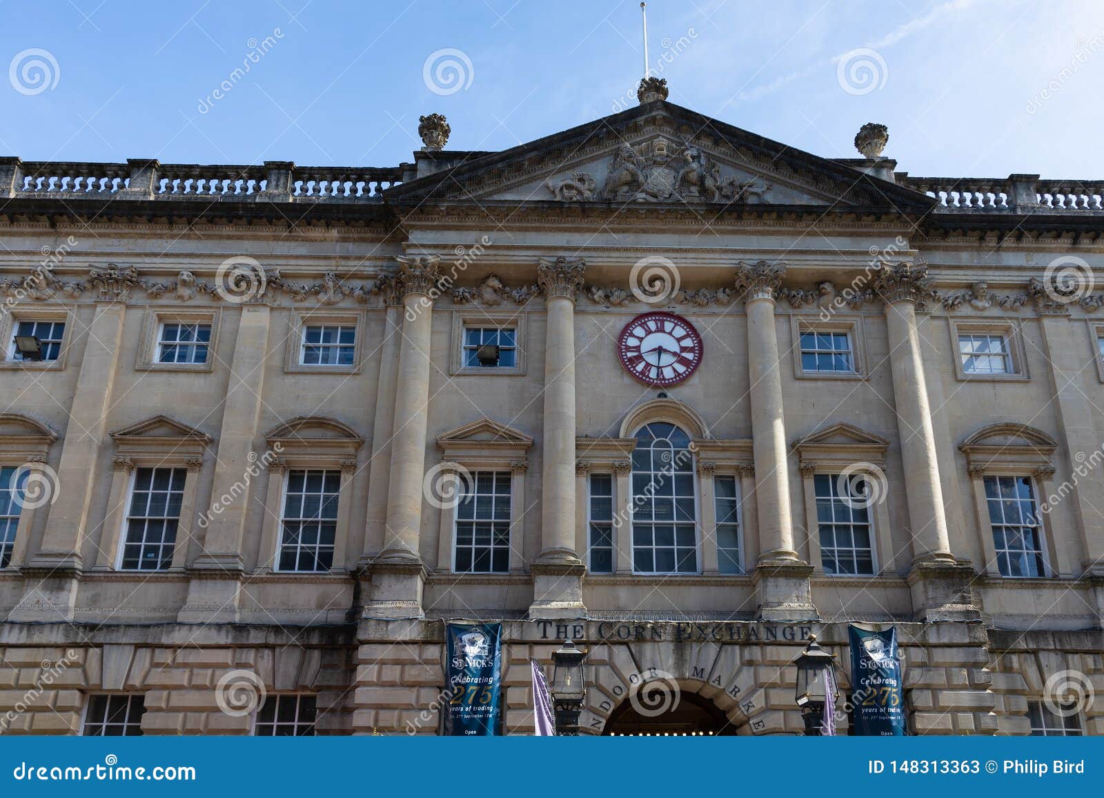 View of the Corn Exchange Building in Bristol on May 14, 2019 Editorial ...