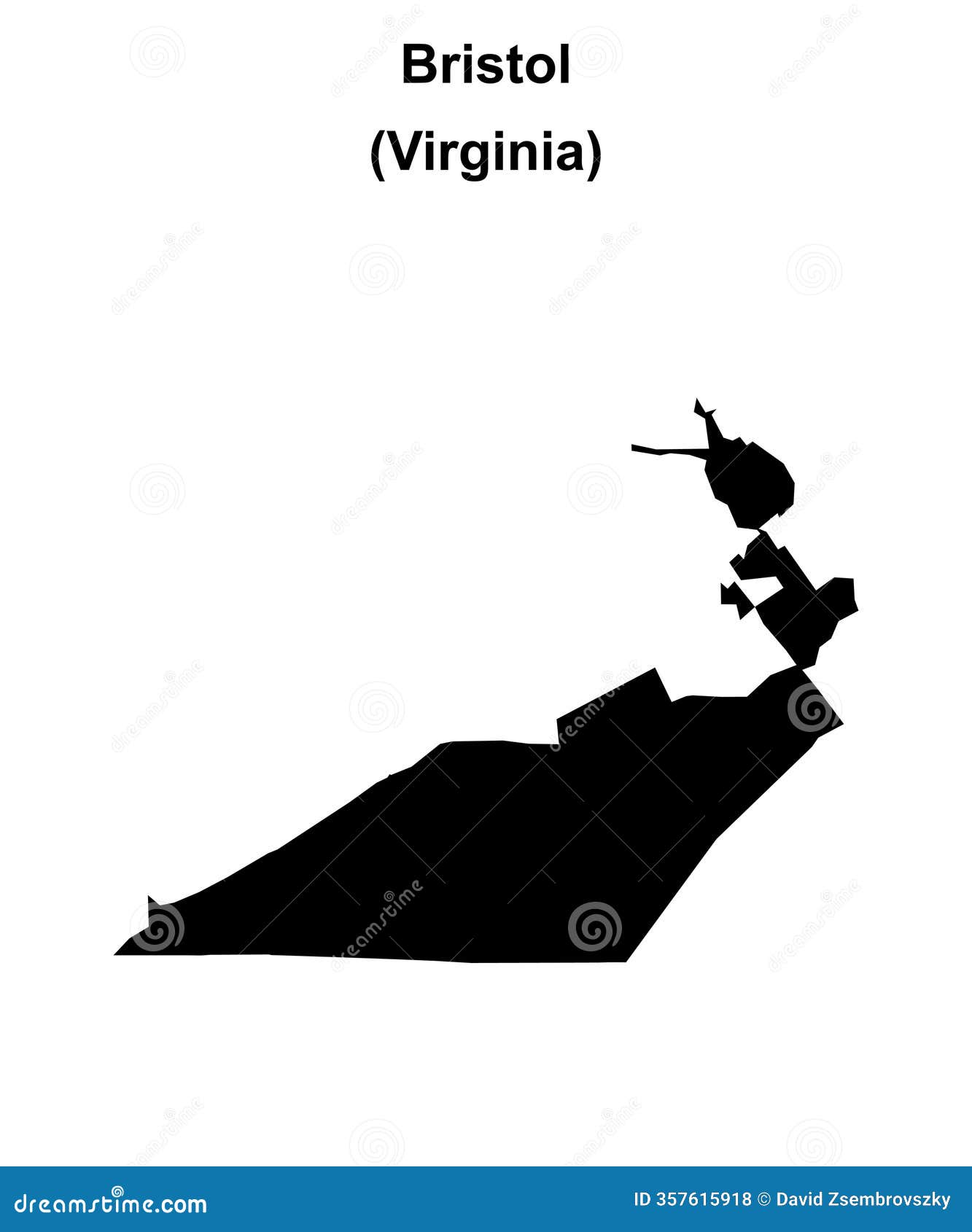 Bristol Outline Map Vector Illustration | CartoonDealer.com #361870736