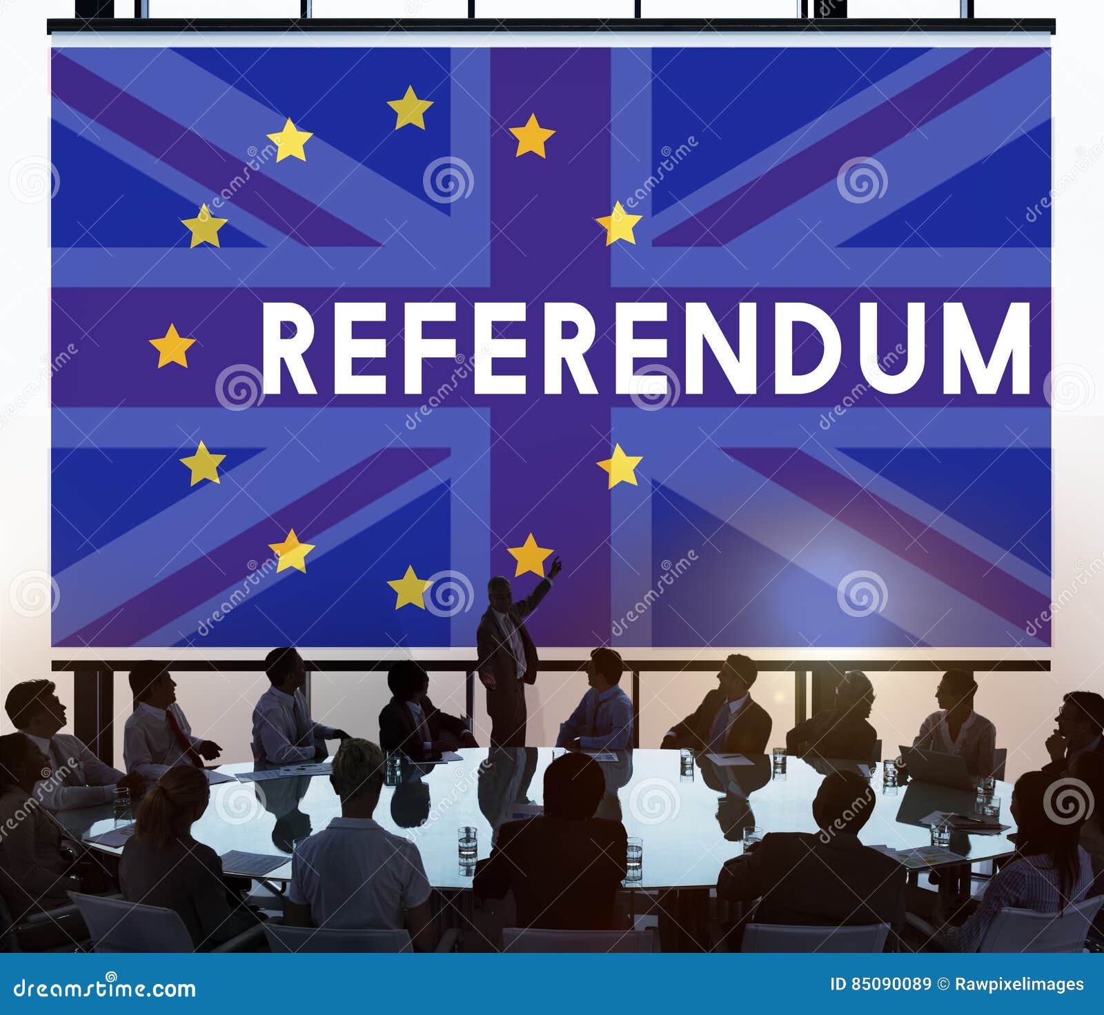 Britain EU Brexit Referendum Concept Stock Image - Image of leadership ...