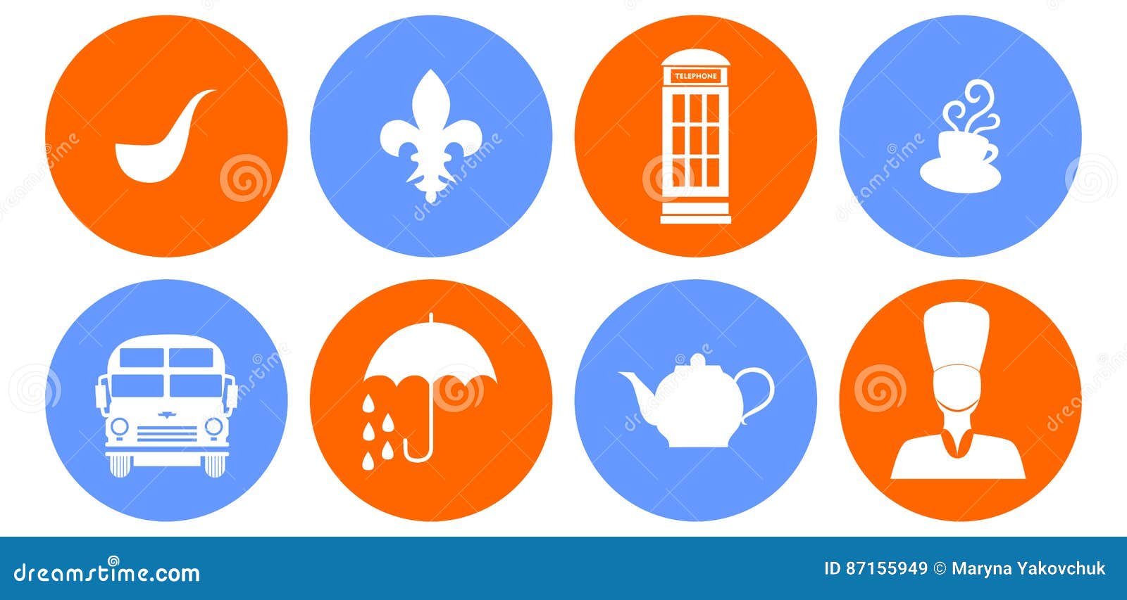 The britain icons stock vector. Illustration of symbol - 87155949