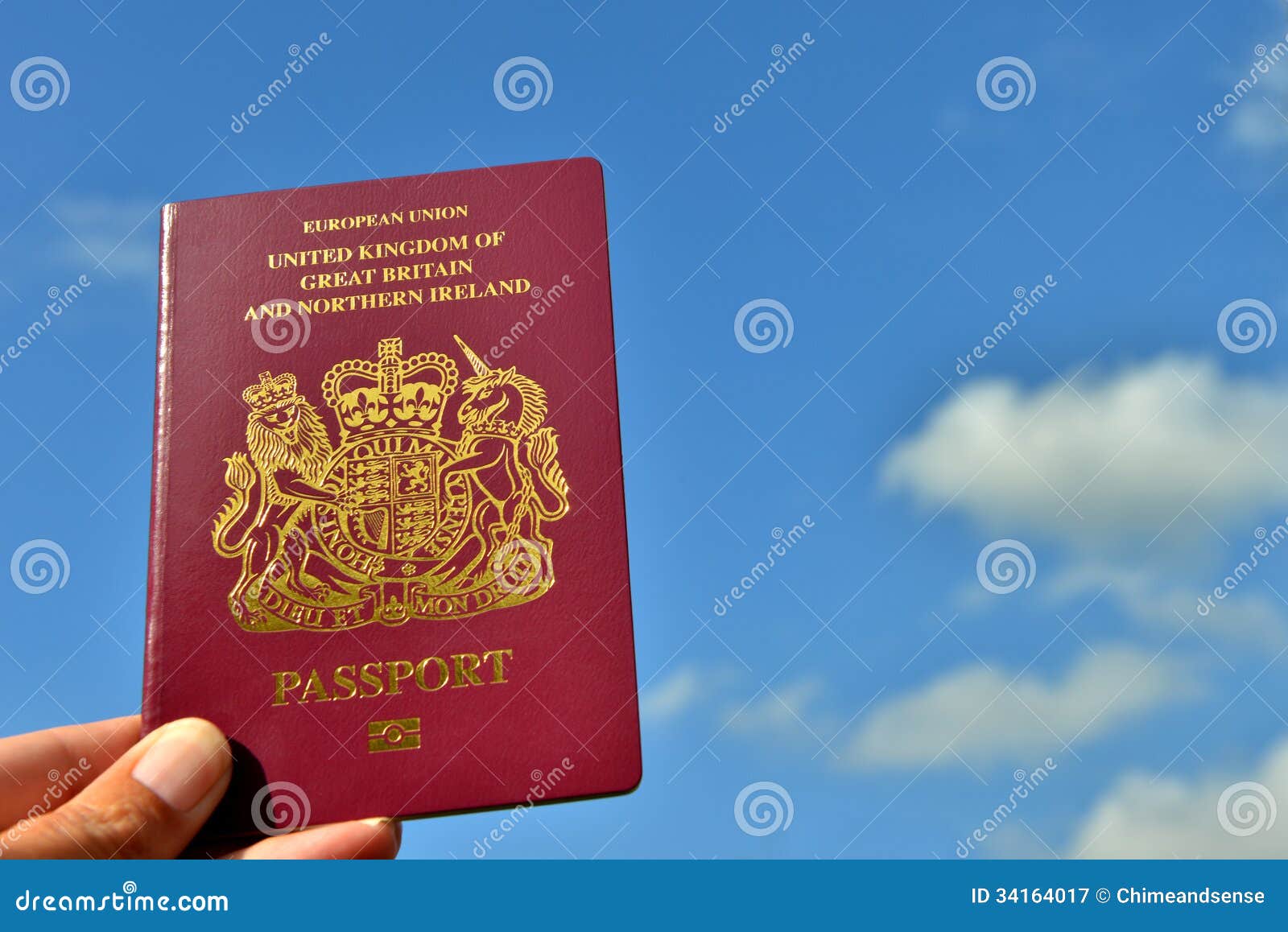 BRITISCHER Pass und Himmel stockbild. Bild von bürger - 34164017