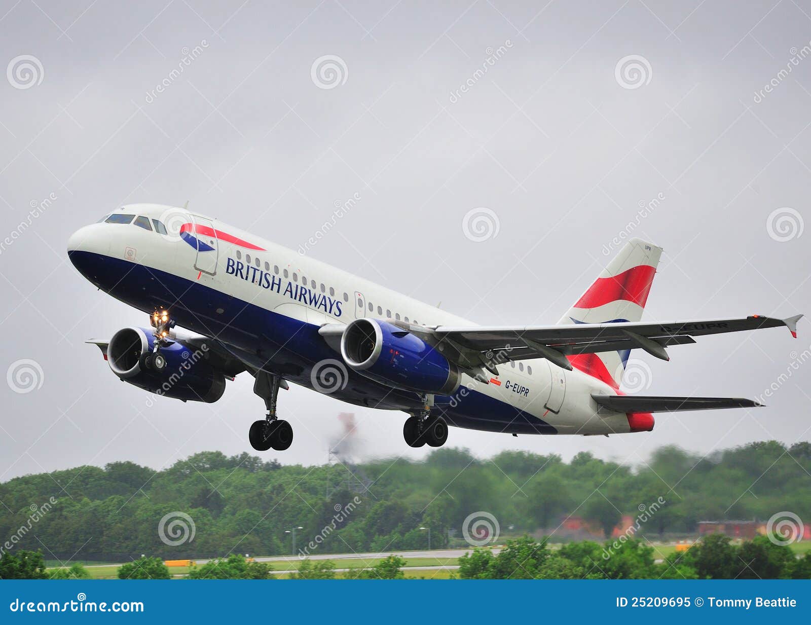 British Airways Airbus A319 Editorial Image - Image of airplane ...