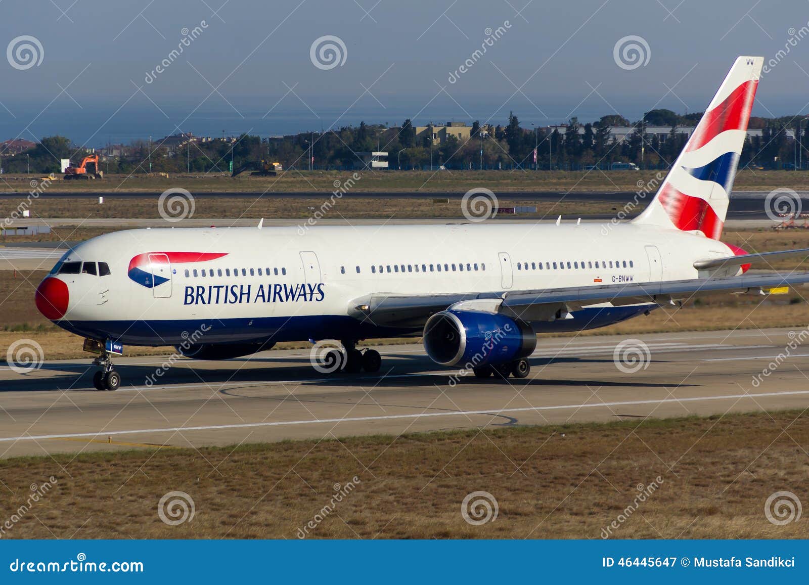 British Airways Boeing 767 editorial photography. Image of departure ...