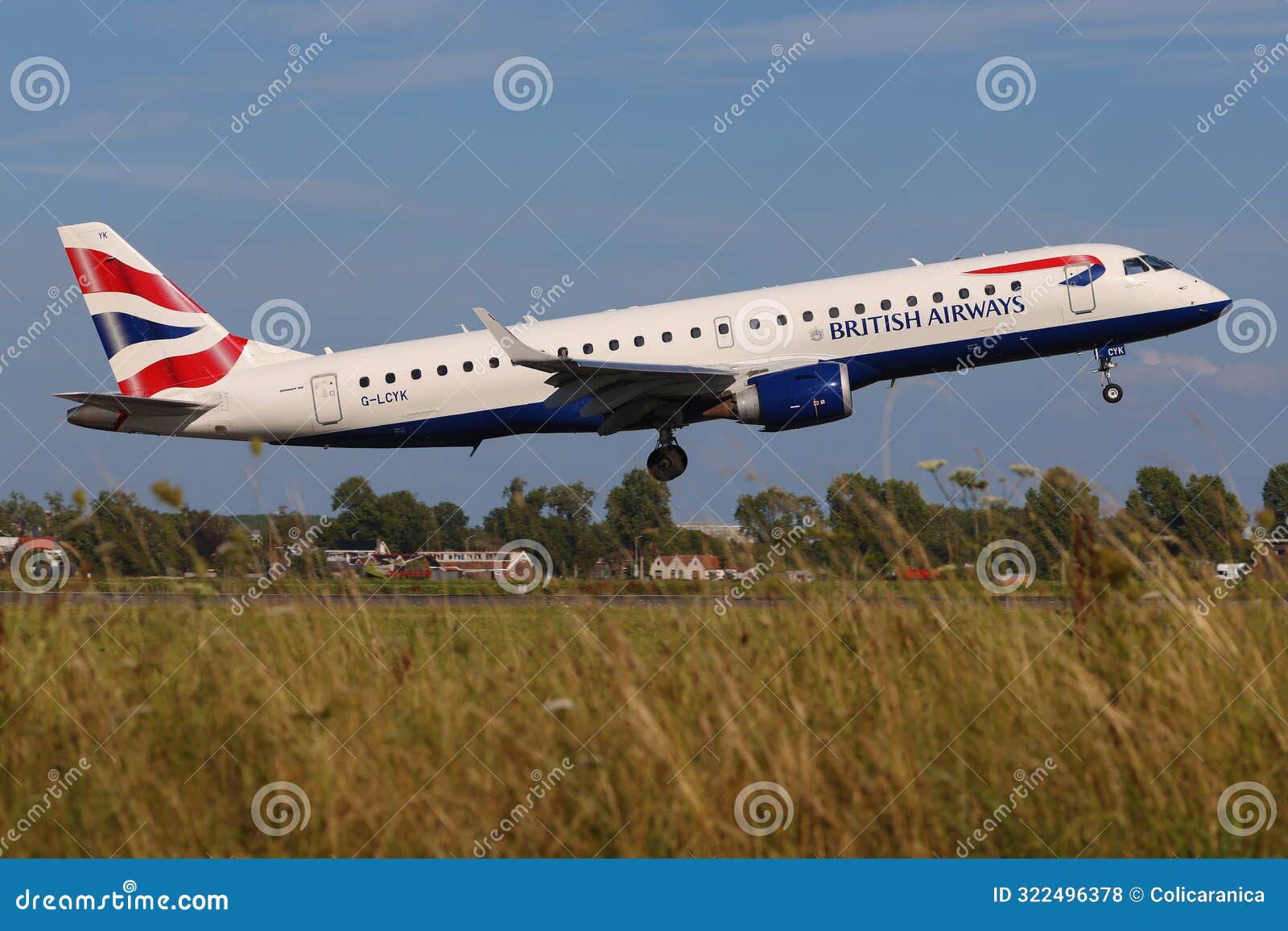 British Airways Landing at Summer Destination Editorial Stock Photo ...