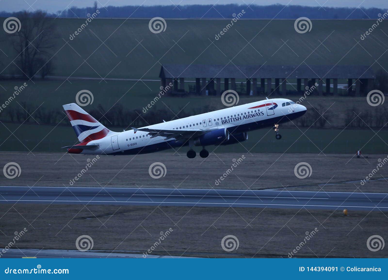 British Airways Plane Taking Off Editorial Photo - Image of airline ...