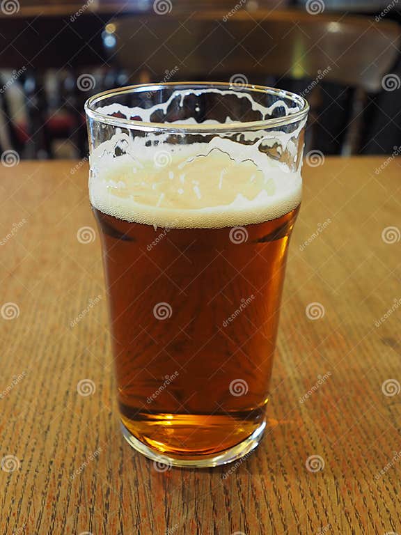 British ale beer pint stock photo. Image of glass, alcoholic - 108916354