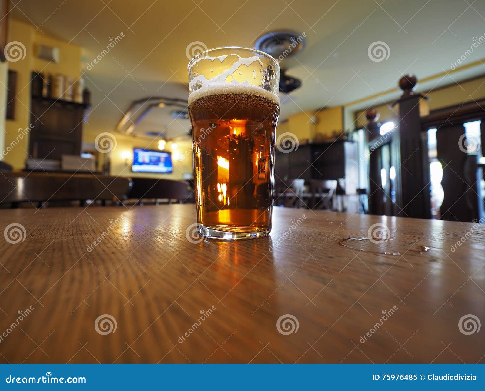British ale beer pint stock image. Image of beer, copy - 75976485