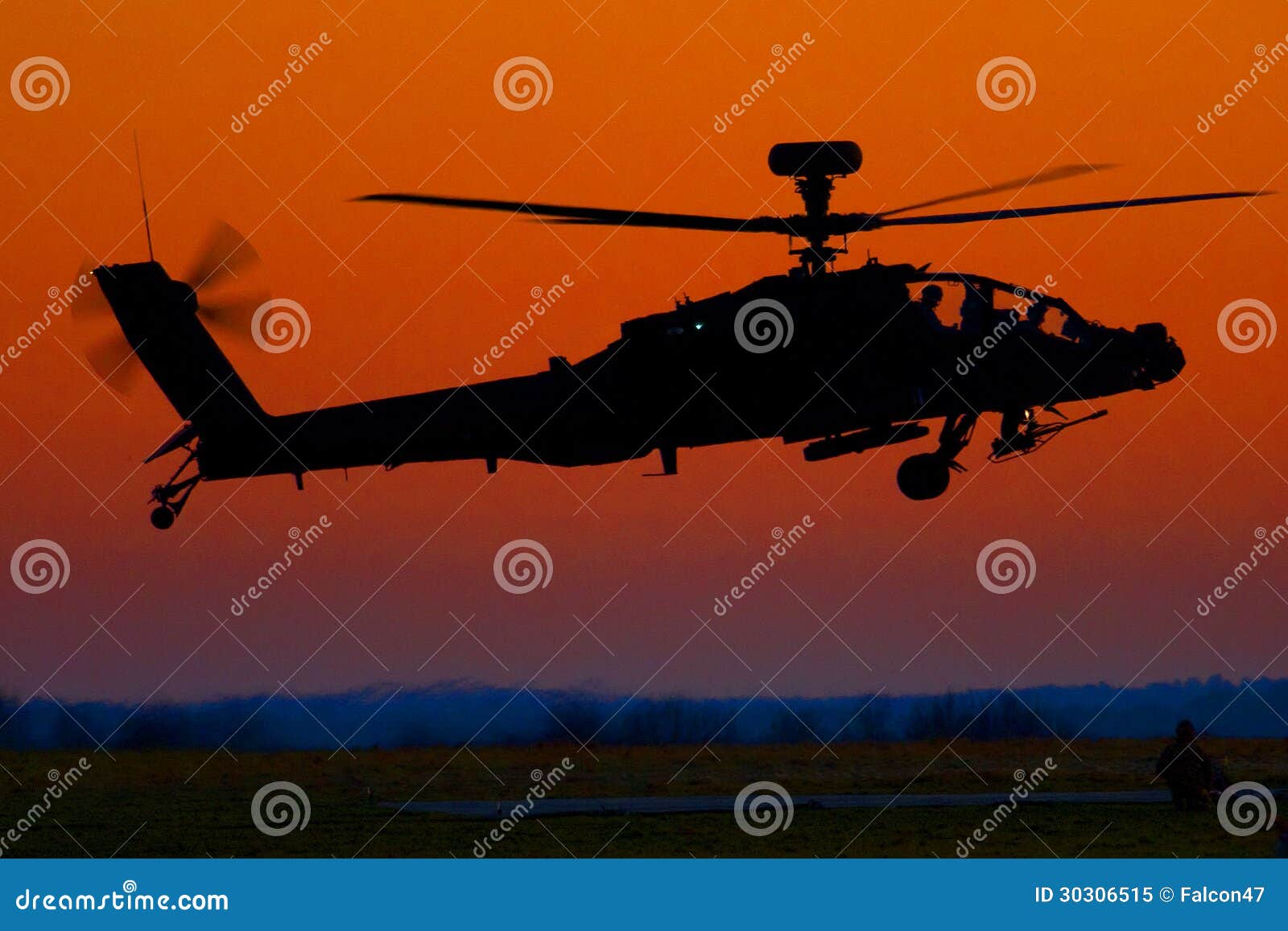 Apache Sunset stock image. Image of attack, pilot, isis - 30306515