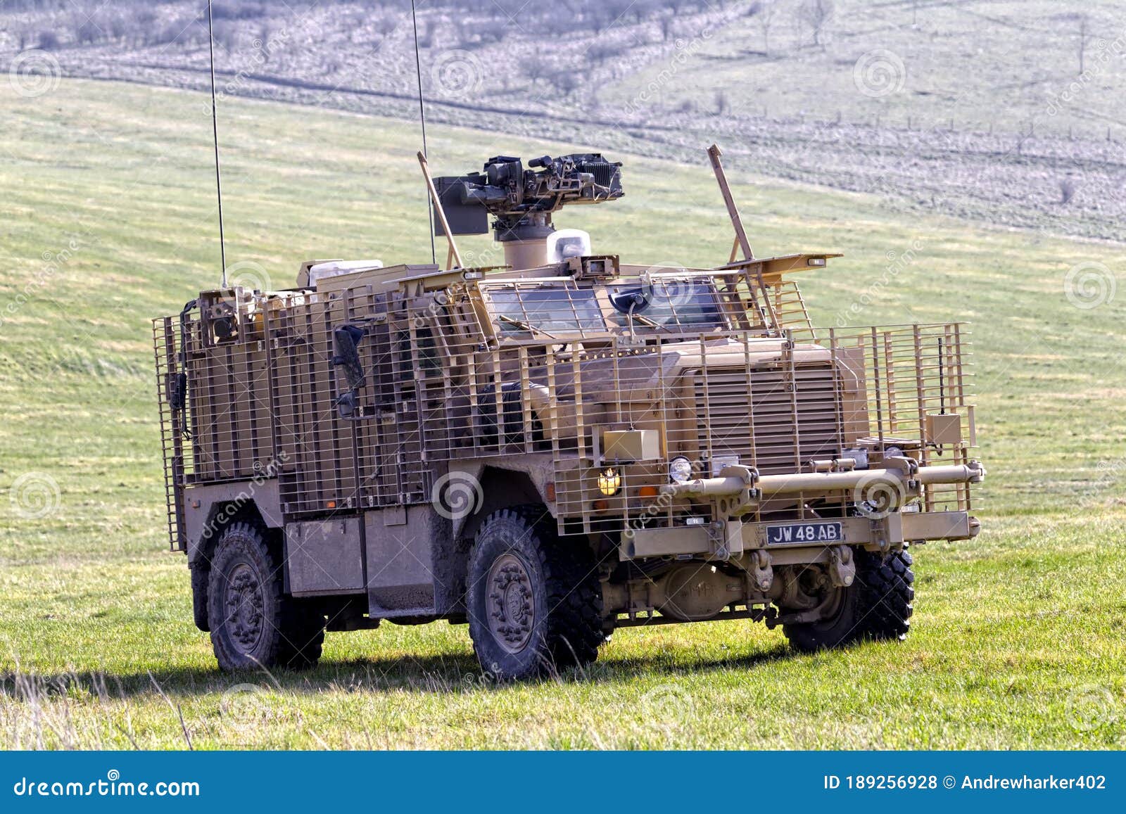 British Army Ridgeback Medium Mine Protected Vehicle MMPV Editorial ...
