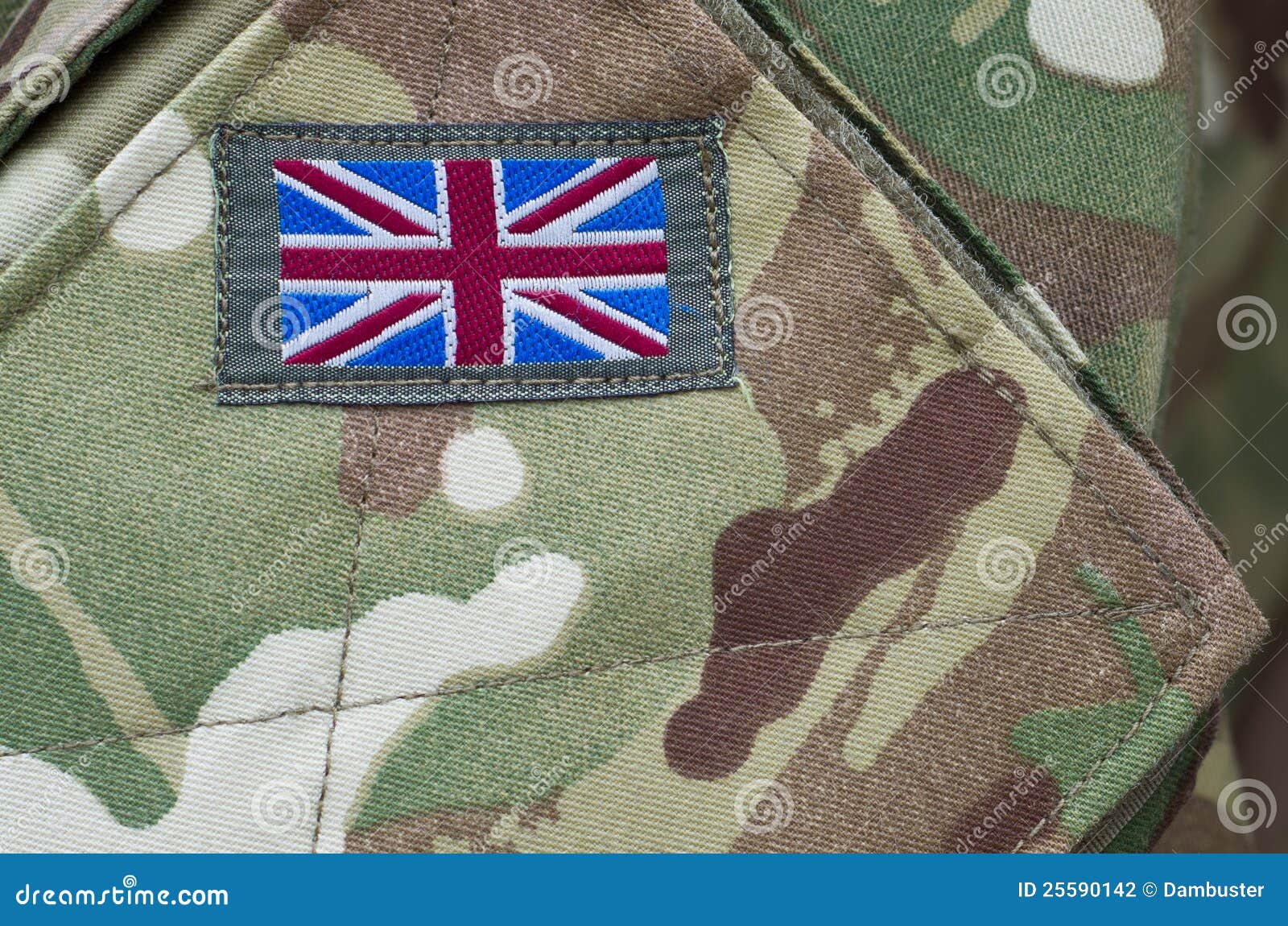 British Army Soldier In Camouflage Uniforms Stock Photo | CartoonDealer ...