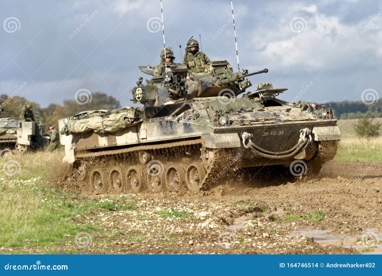 A British Army Warrior Infantry Fighting Vehicle Editorial Stock Image ...