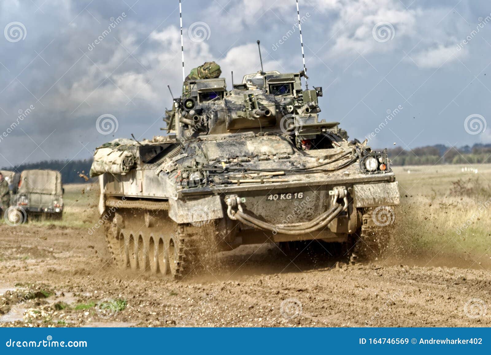 A British Army Warrior Infantry Fighting Vehicle Editorial Stock Image ...