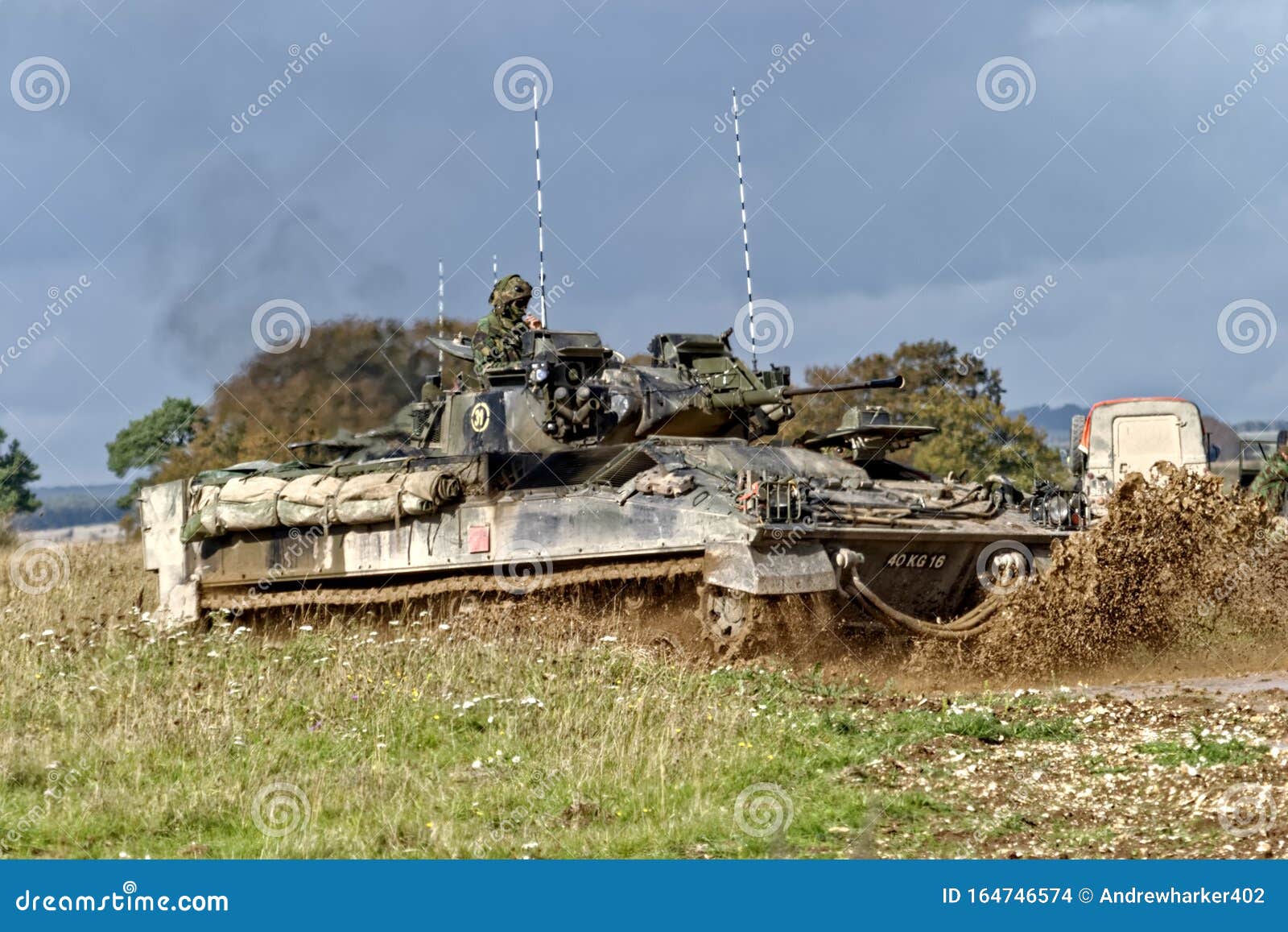 A British Army Warrior Infantry Fighting Vehicle Editorial Stock Image ...