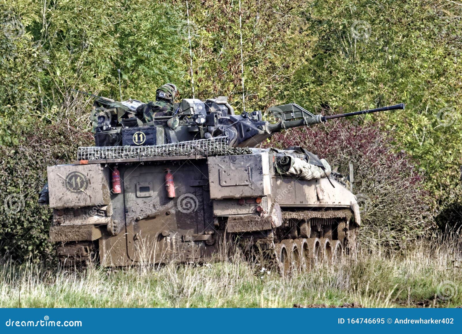 A British Army Warrior Infantry Fighting Vehicle Editorial Image ...