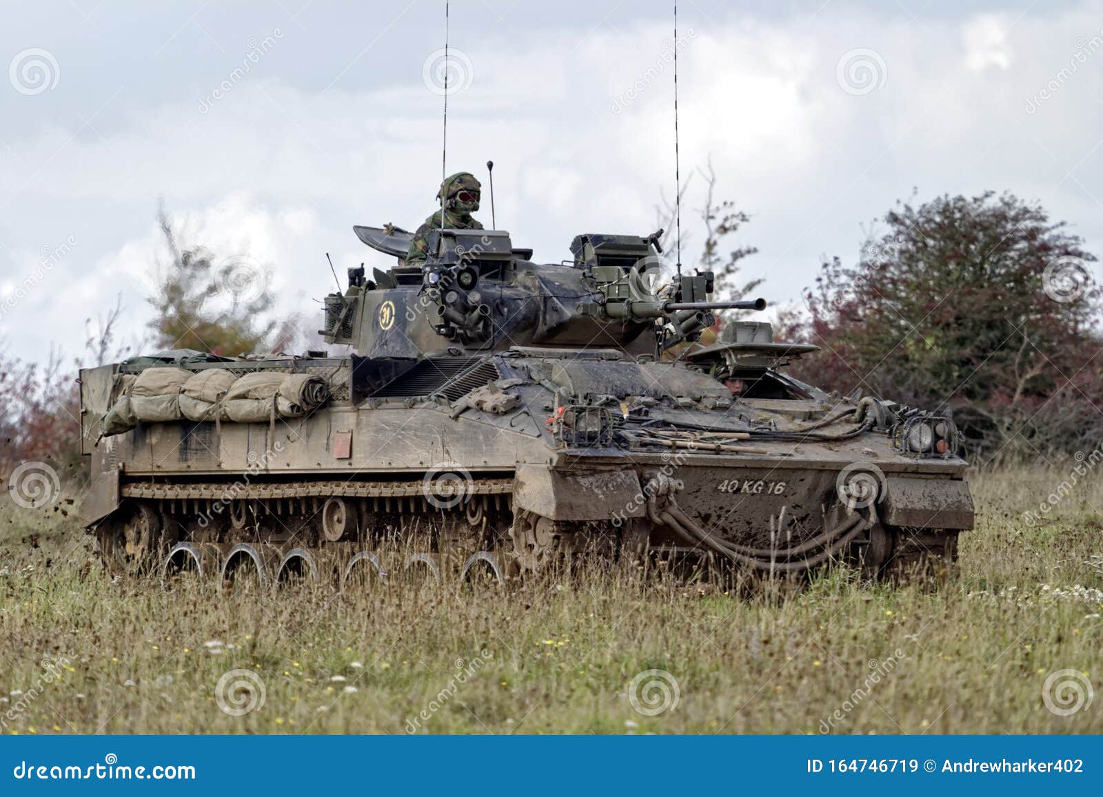 A British Army Warrior Infantry Fighting Vehicle Editorial Stock Image ...
