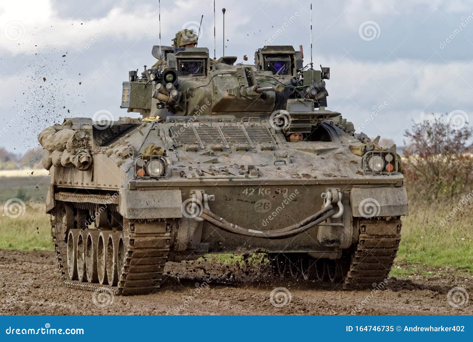 A British Army Warrior Infantry Fighting Vehicle Editorial Image ...
