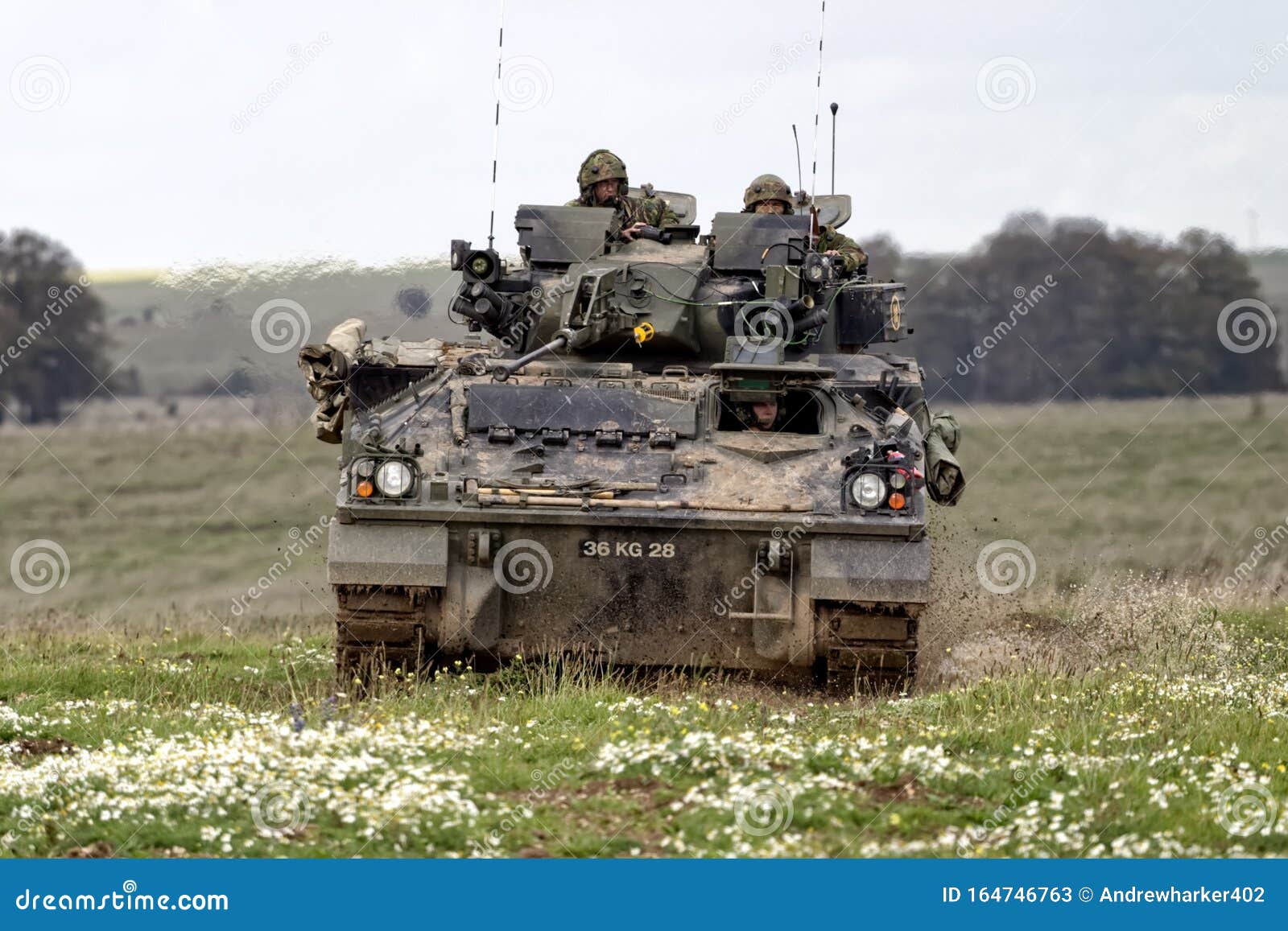 A British Army Warrior Infantry Fighting Vehicle Editorial Stock Photo ...