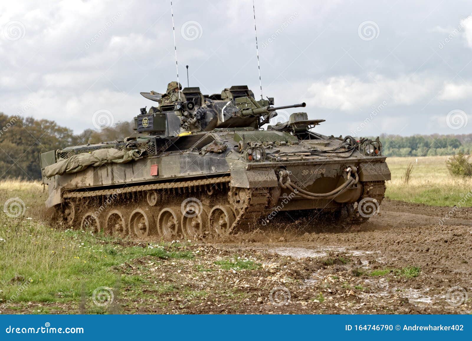 A British Army Warrior Infantry Fighting Vehicle Editorial Image ...