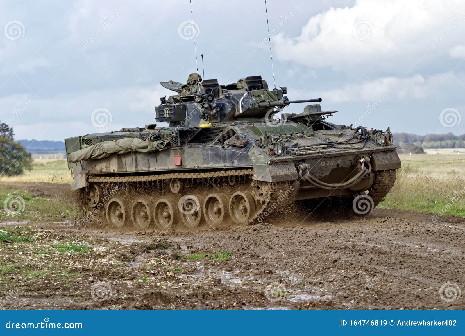A British Army Warrior Infantry Fighting Vehicle Editorial Stock Image ...