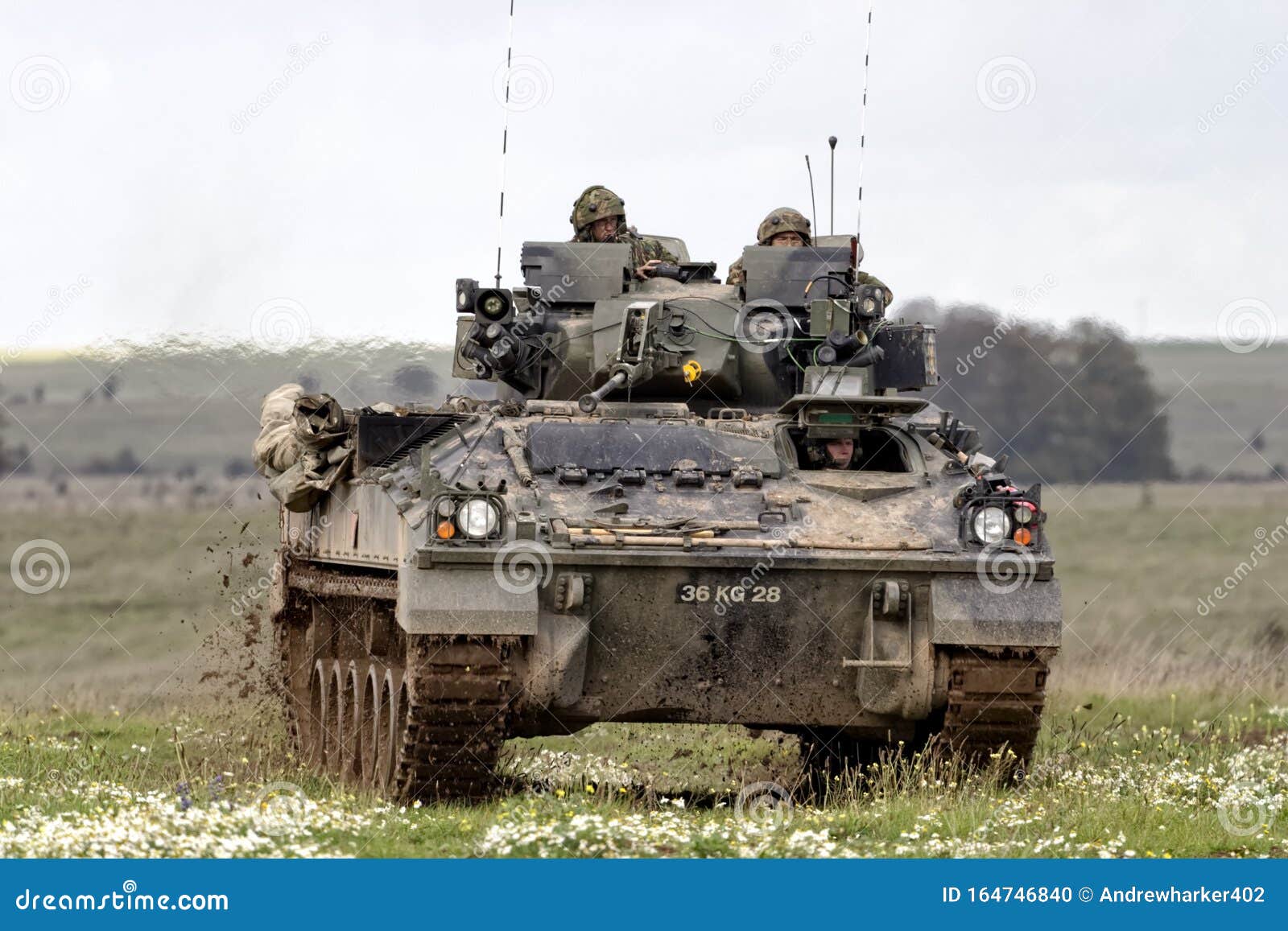 A British Army Warrior Infantry Fighting Vehicle Editorial Image ...