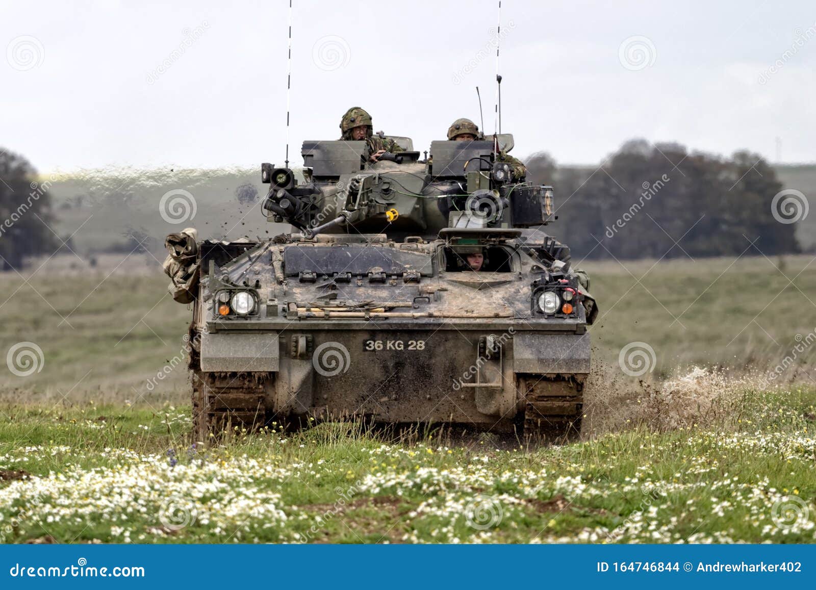 A British Army Warrior Infantry Fighting Vehicle Editorial Stock Image ...