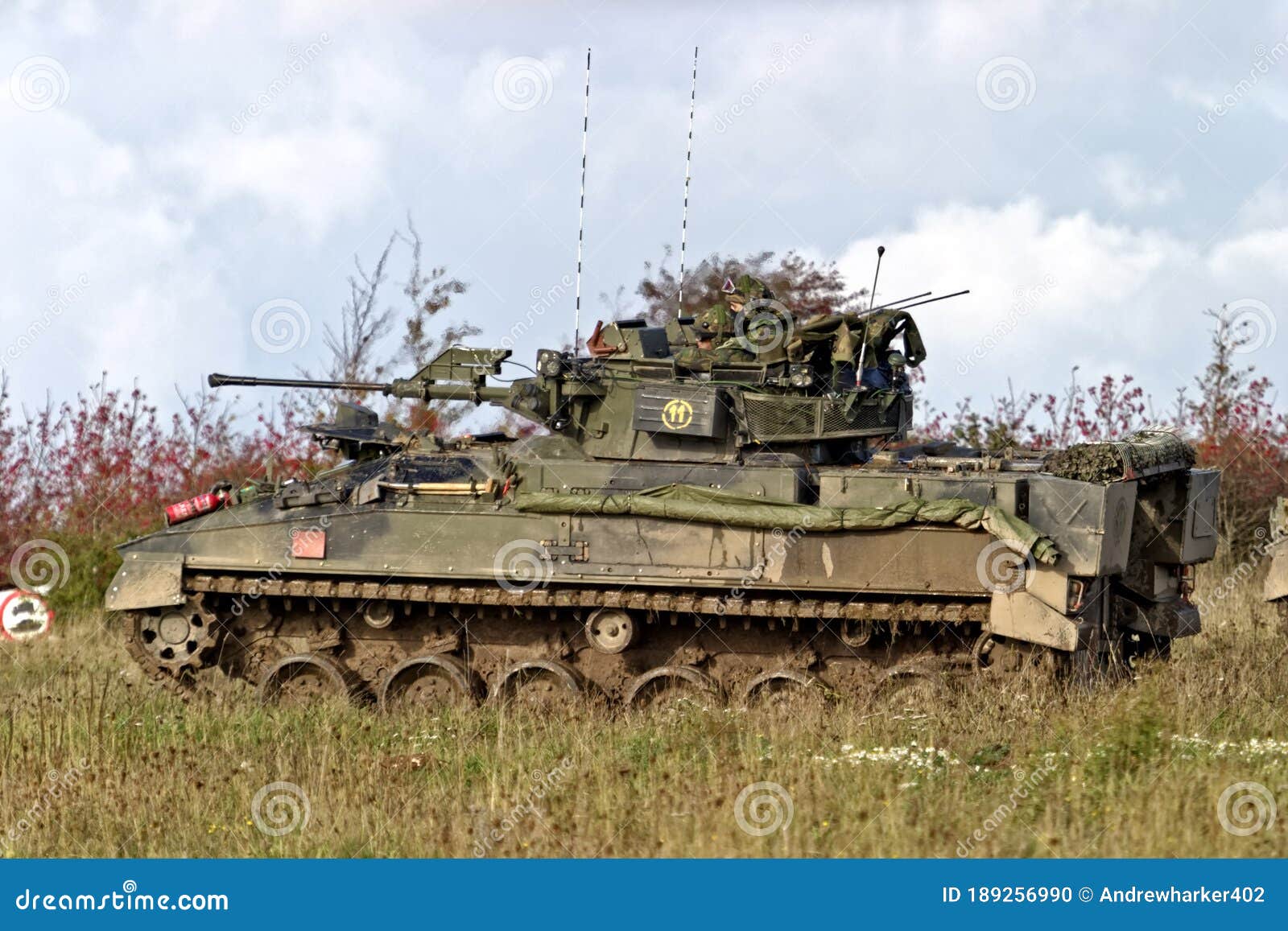 British Army Warrior Infantry Fighting Vehicle Editorial Image - Image ...