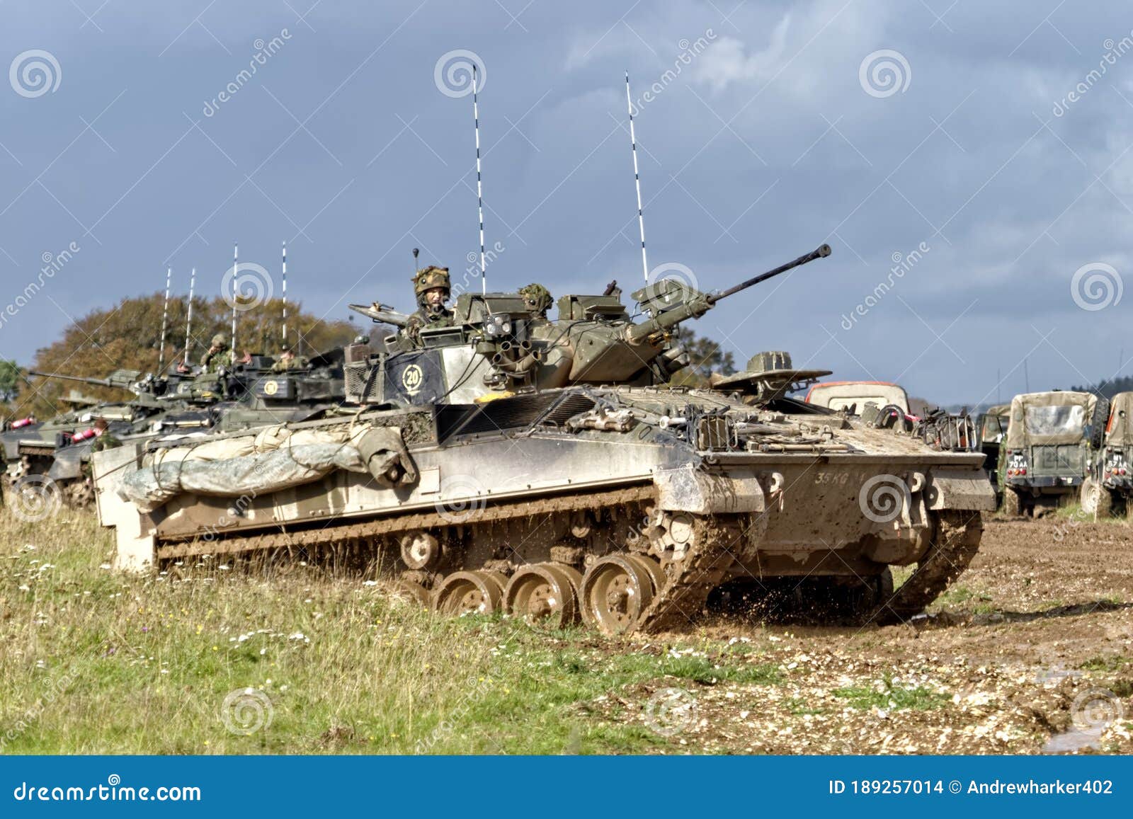 A British Army Warrior Infantry Fighting Vehicle Editorial Stock Image ...