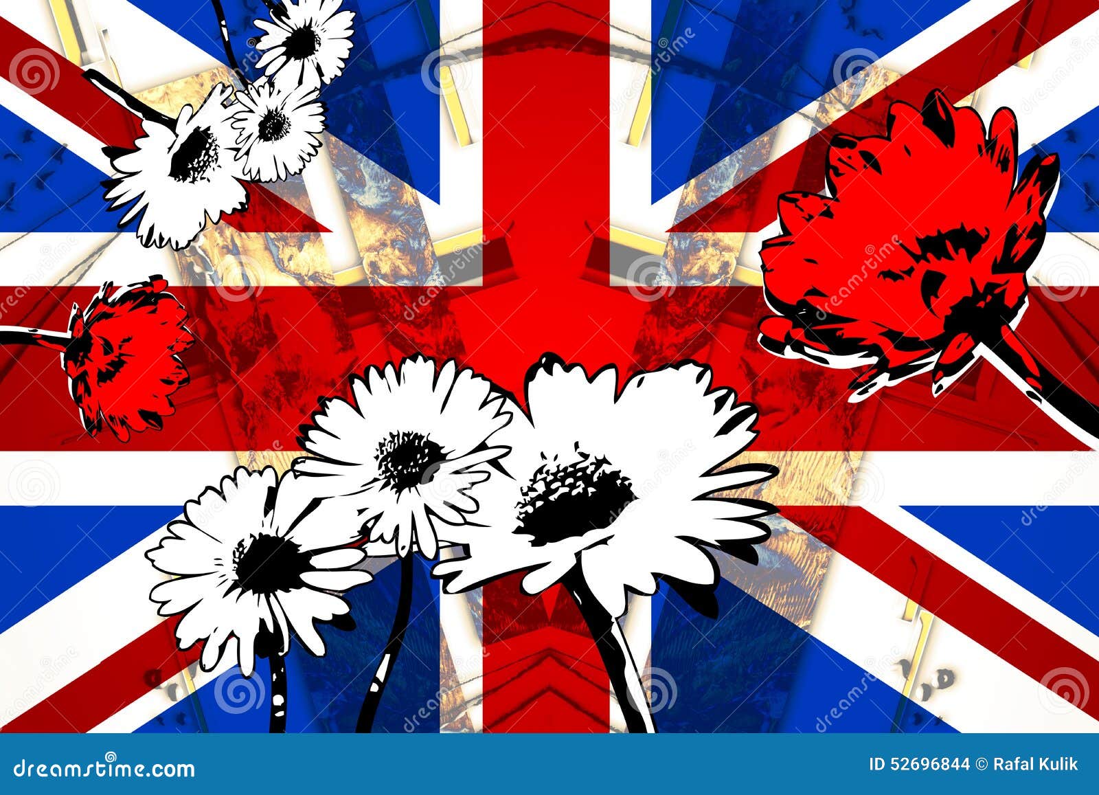 British Art Design Illustration Stock Illustration - Illustration of ...