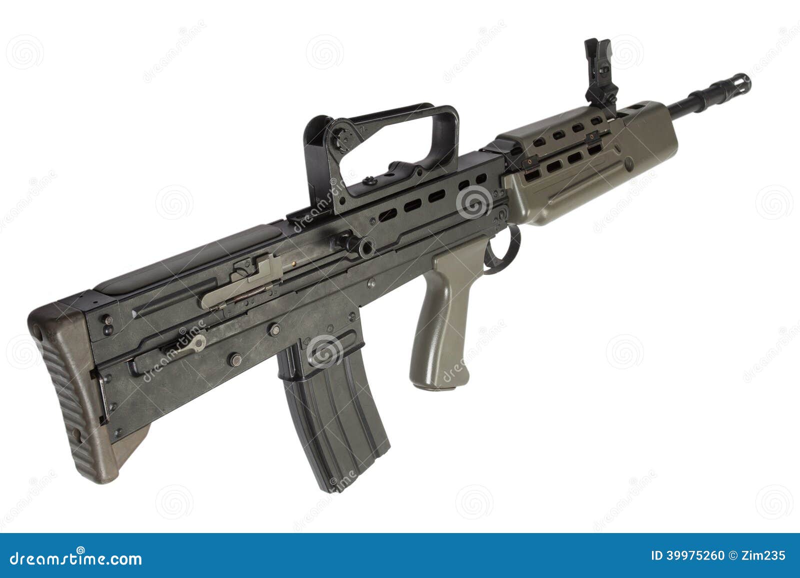 British Assault Rifle L85A1 Stock Photo - Image of shot, fire: 39975260