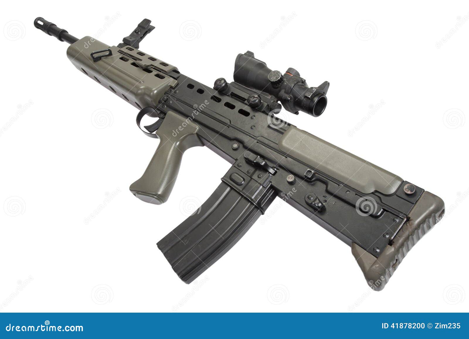 British assault rifle L85 stock photo. Image of special - 41878200