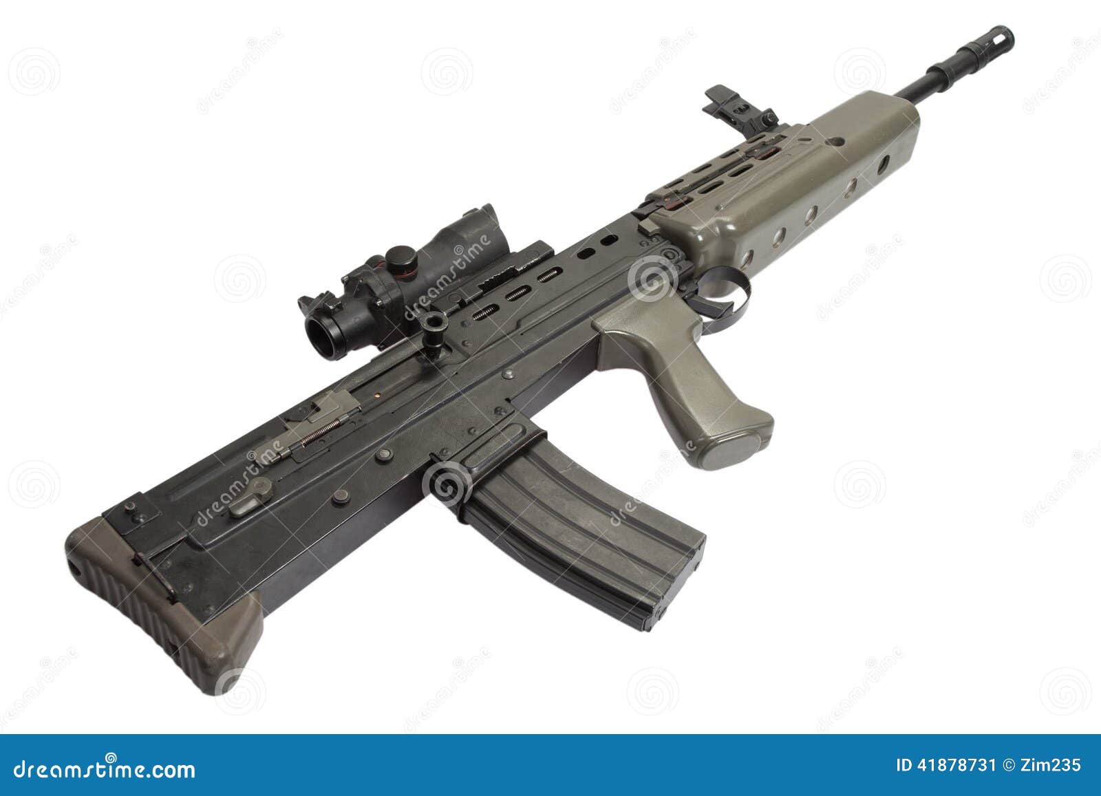 British Assault Rifle L85A1 Stock Image - Image of colt, shot: 41878731