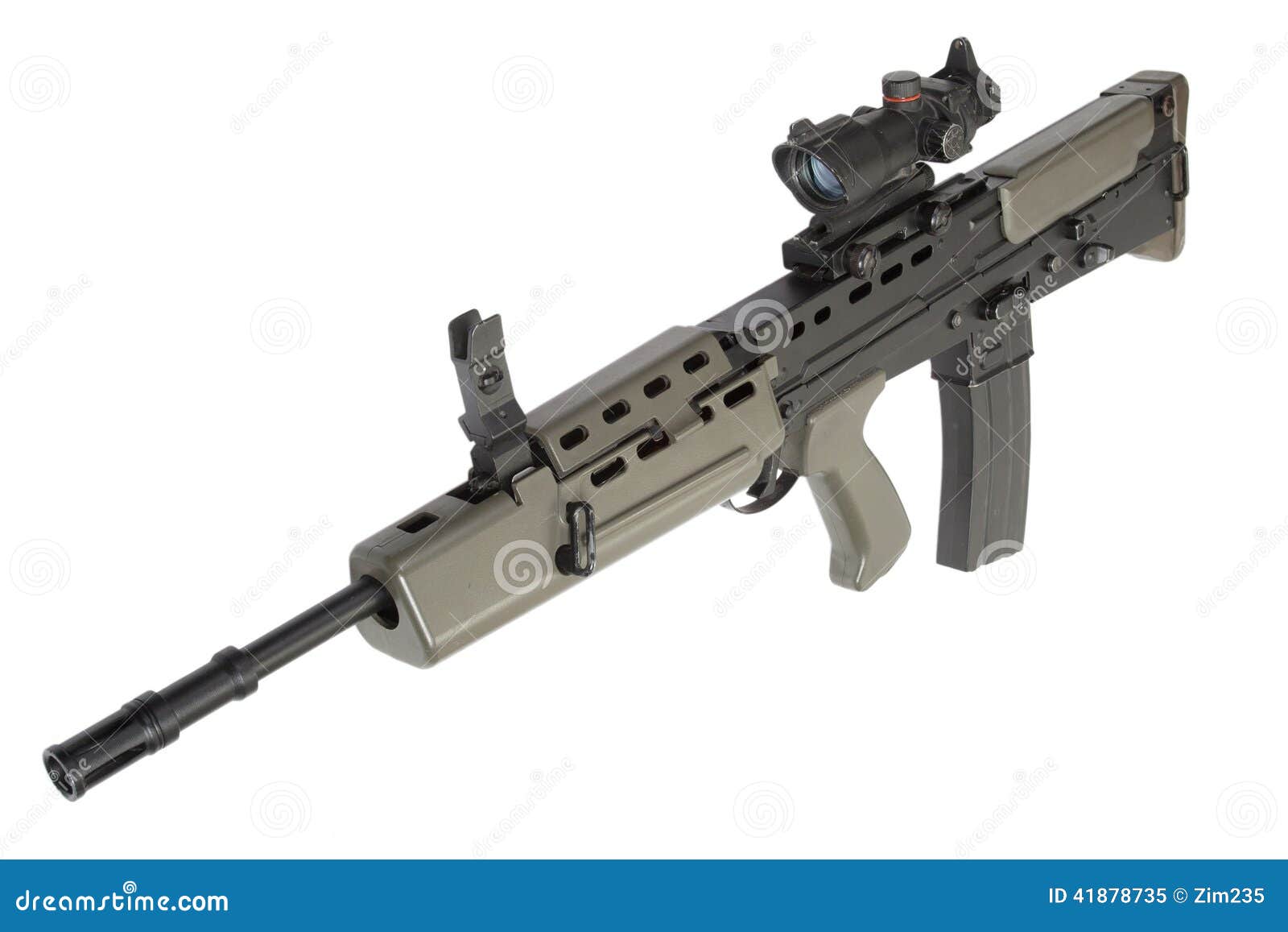 British assault rifle L85 stock image. Image of metal - 41878735