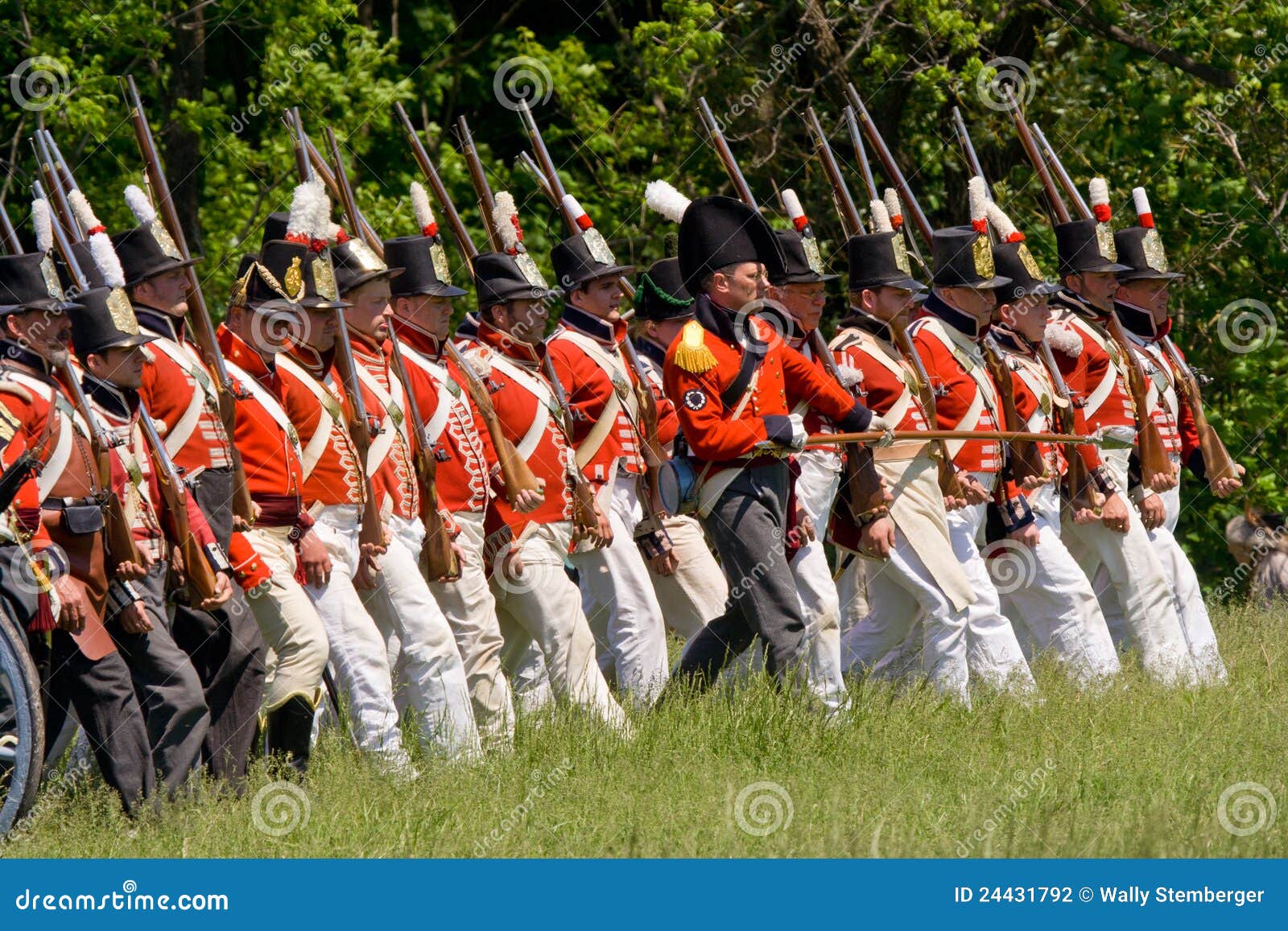 British/Canadian Infantry Marching into Battle Dur Editorial ...