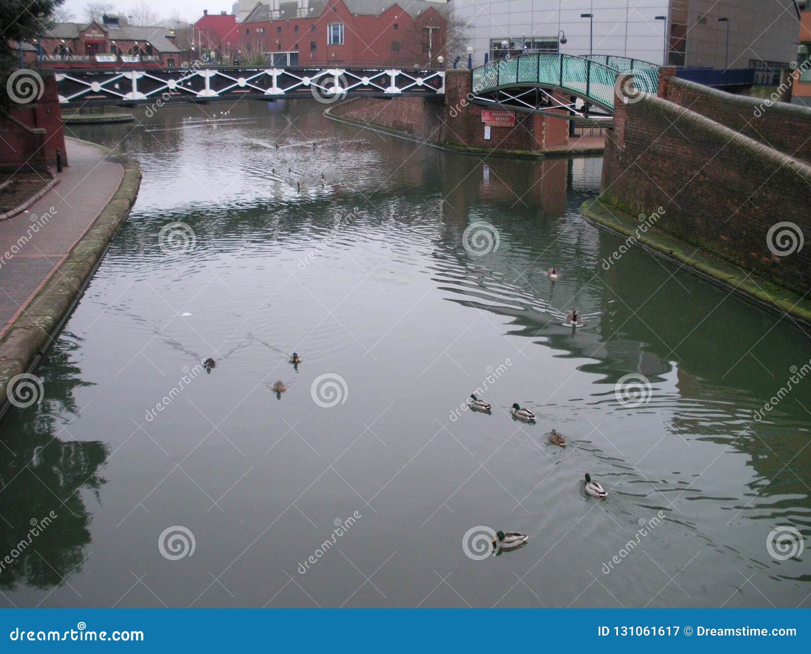 British canalside walk stock image. Image of british - 131061617