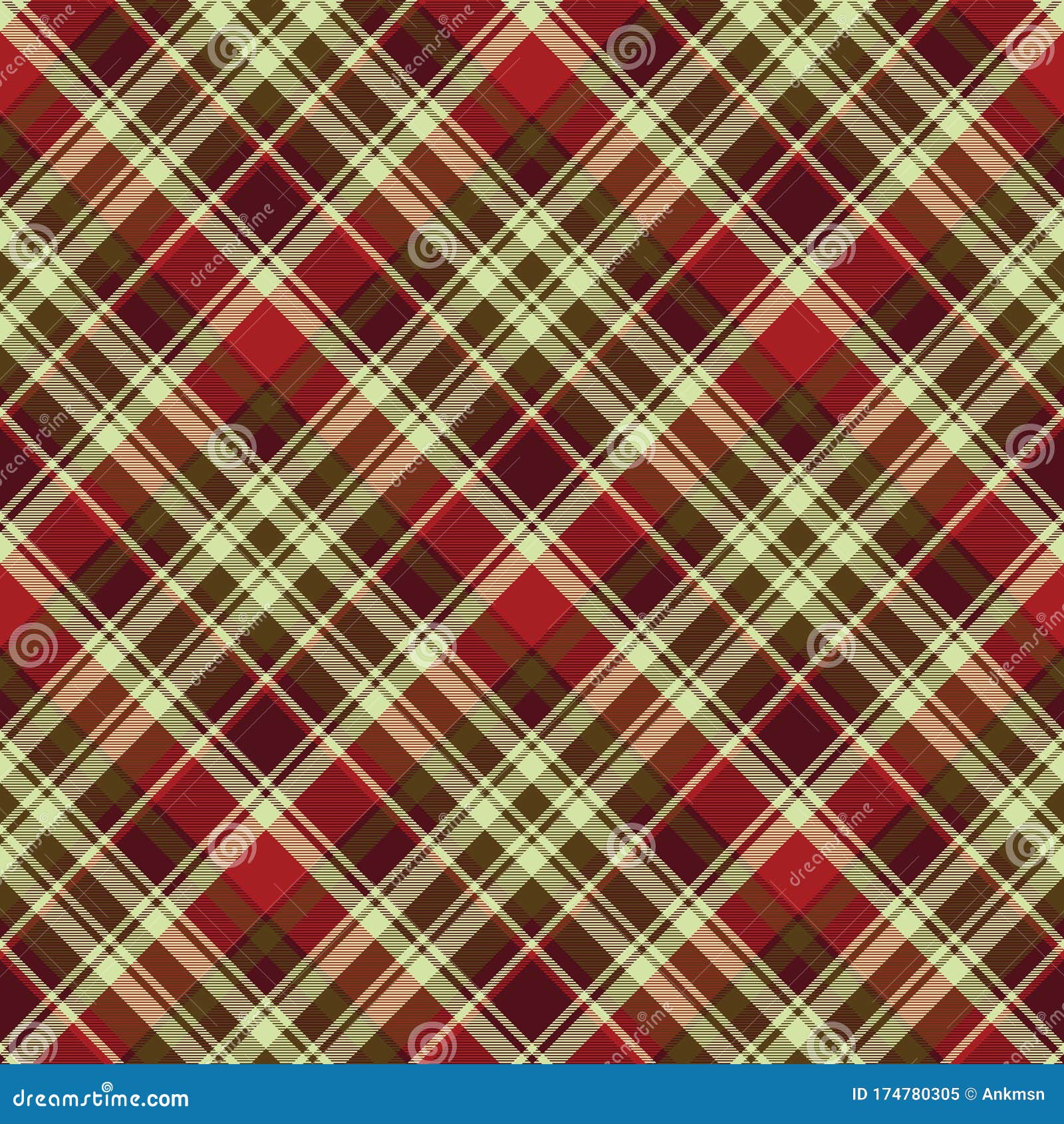 British Classic Check Plaid Seamless Pattern Stock Vector ...