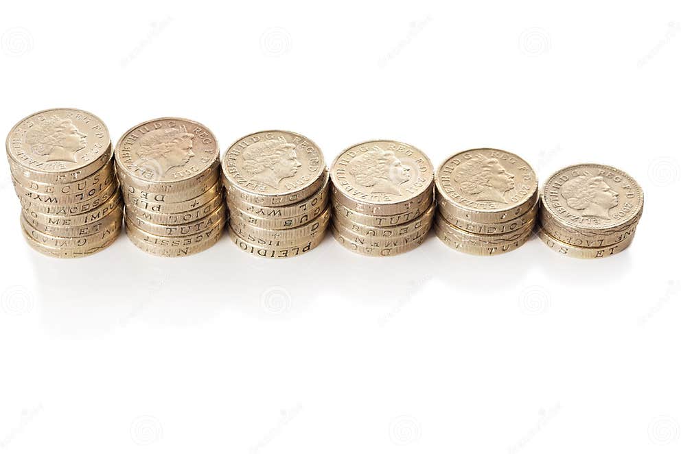 British coins stack editorial image. Image of pile, graph - 39908050