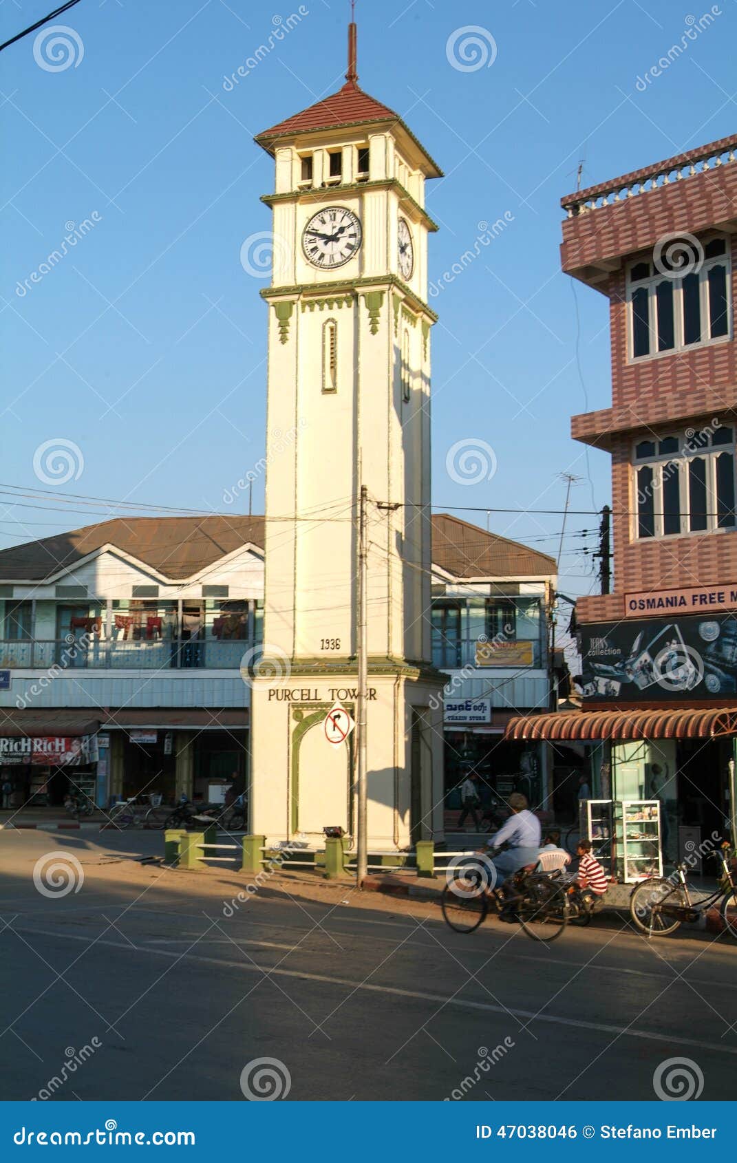 British Colonial Tower of Purcell at Pyin U Lwin Editorial Photo ...