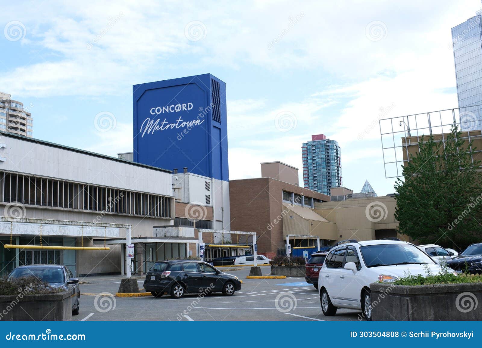 British Columbia, Canada Burnaby 01.02.2024 Inside Metropolis Mall ...