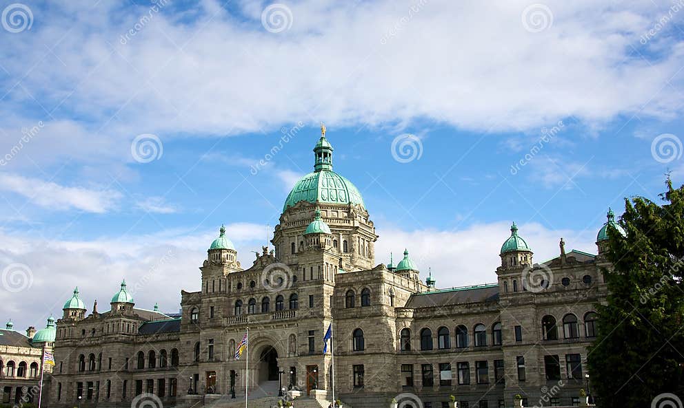 The British Columbia Legislature Stock Photo - Image of government ...