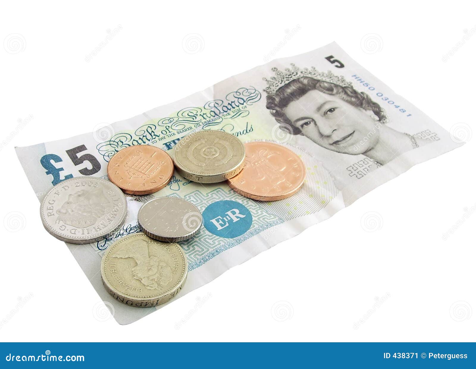 British Currency Squeezed Between The Lines Editorial Photo ...