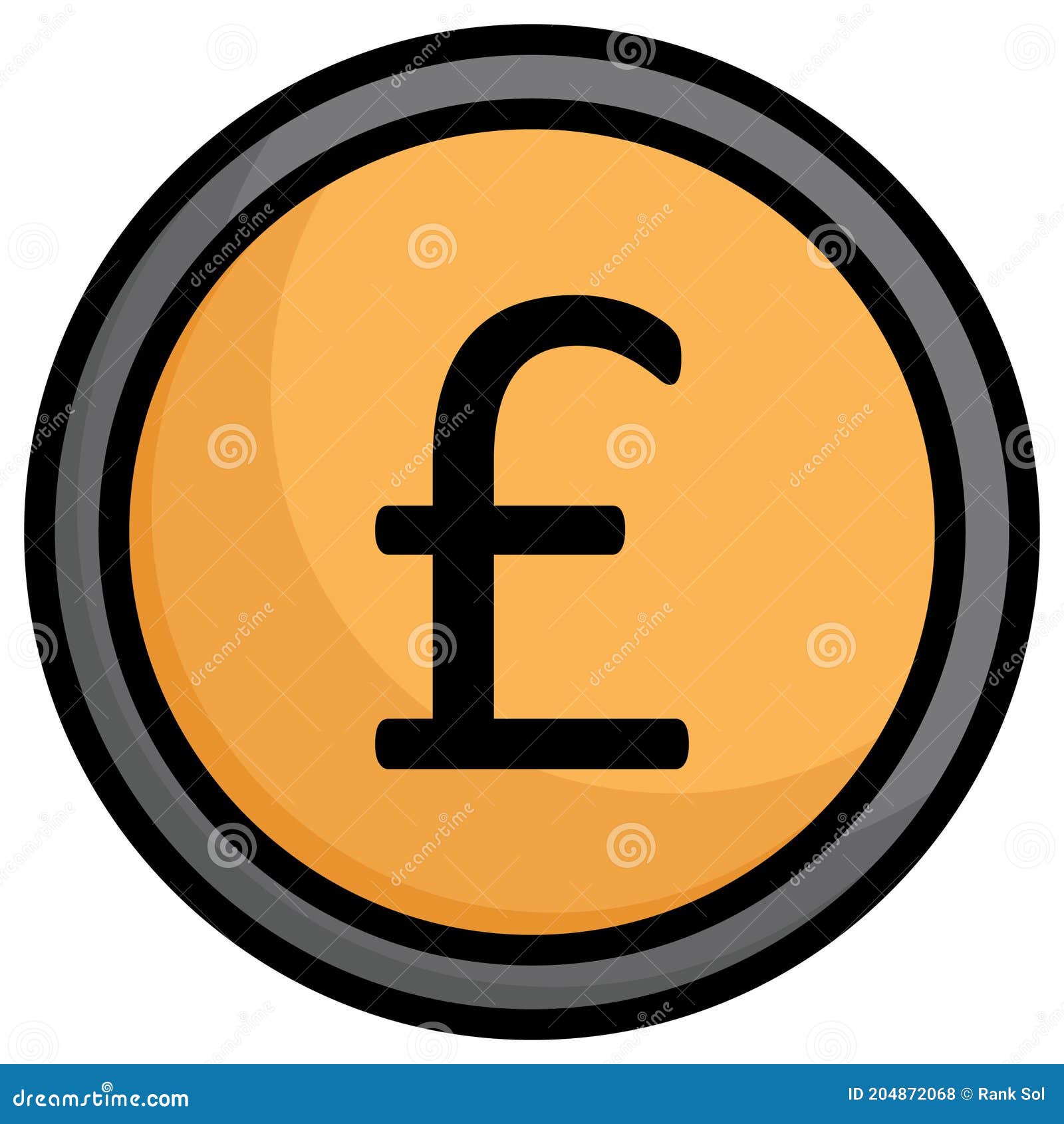 British Currency, British Pound Vector Icon Which Can Easily Modify ...