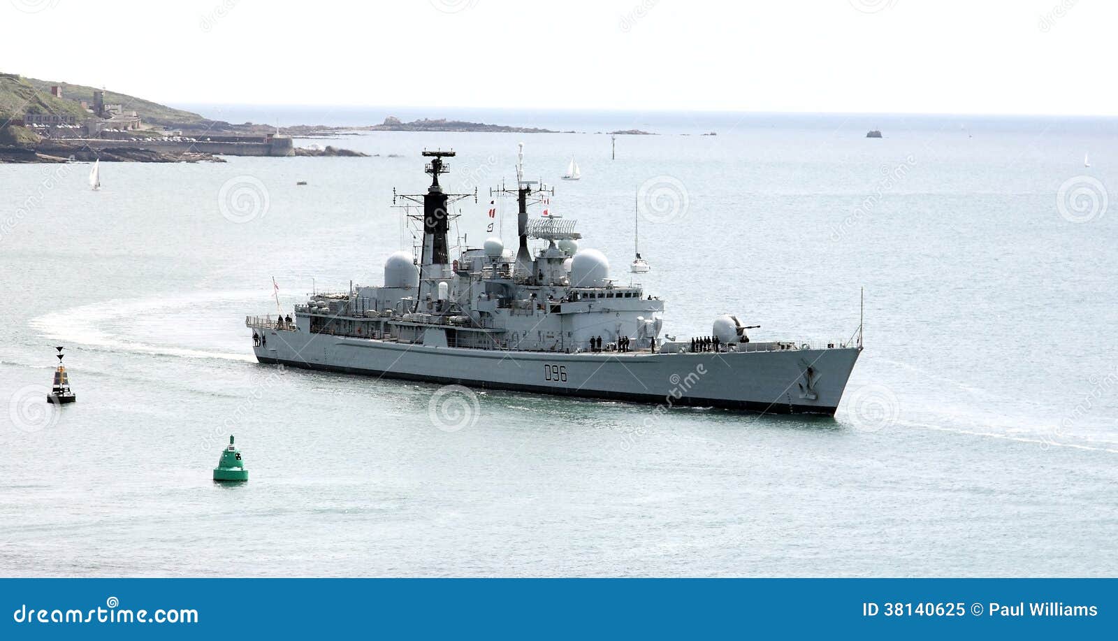British Destroyer D96 HMS Gloucester Editorial Image - Image of british ...