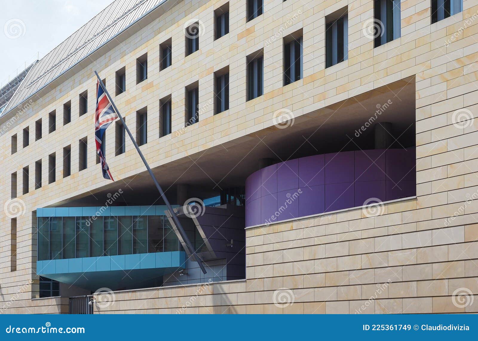 British Embassy in Berlin editorial stock image. Image of german ...