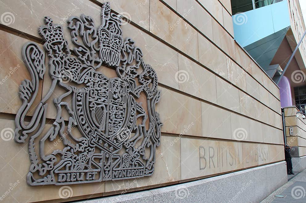 British Embassy Building in Berlin (germany) Editorial Photo - Image of ...