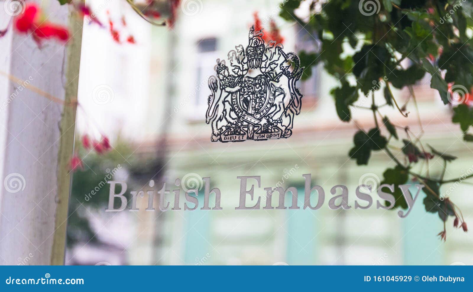 British Embassy in Ukraine editorial stock image. Image of passport ...