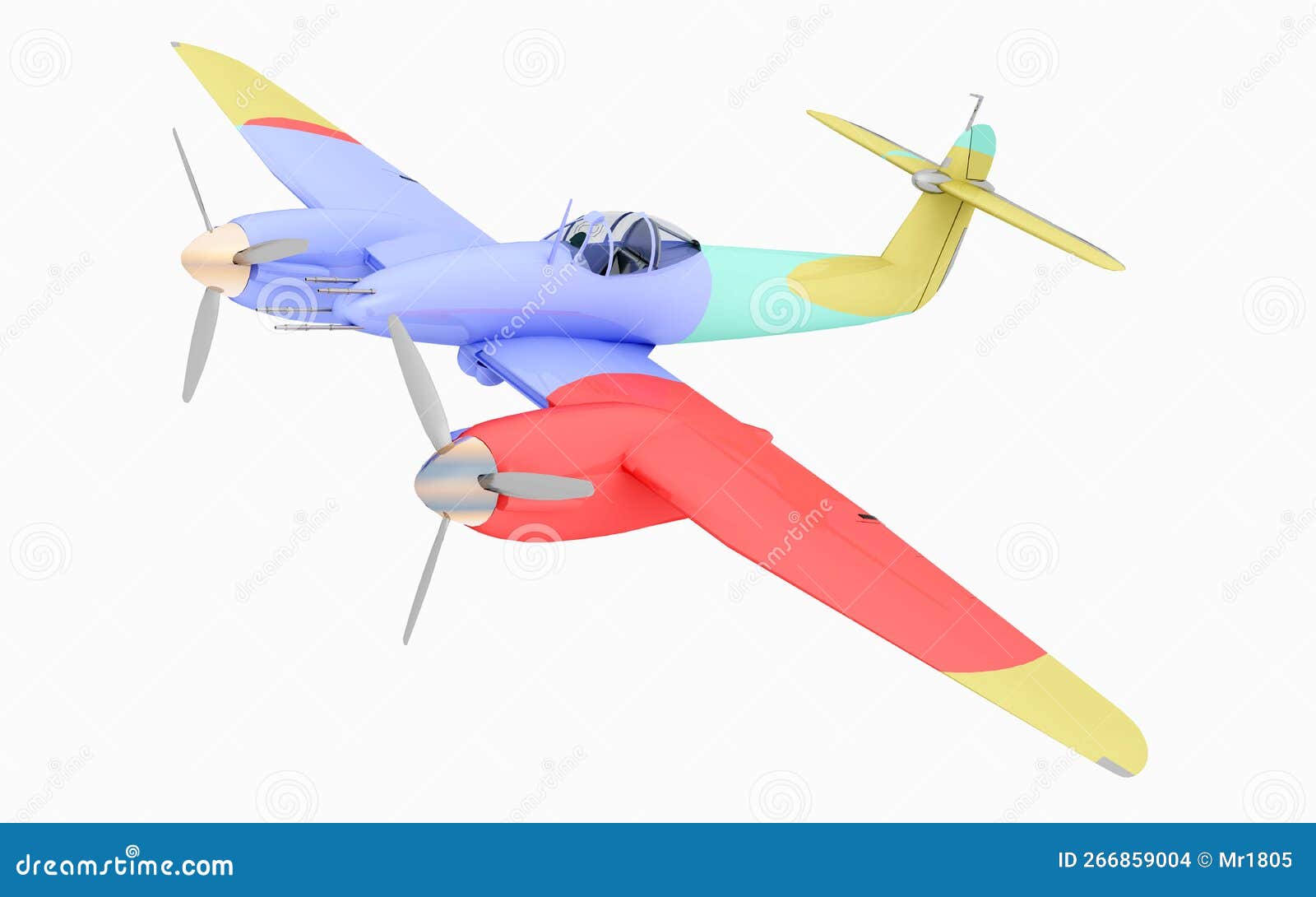 British Fighter Aircrafts Of World War II Stock Illustration ...