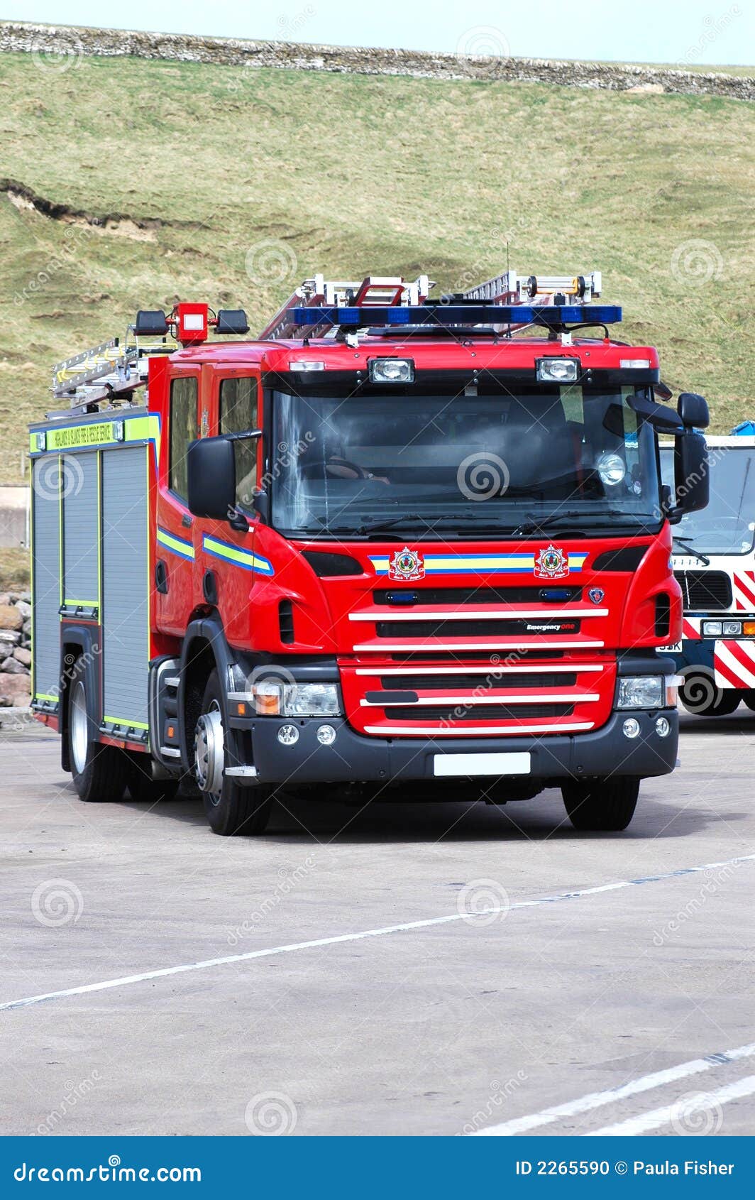 British Fire Engine stock photo. Image of emergencies - 2265590